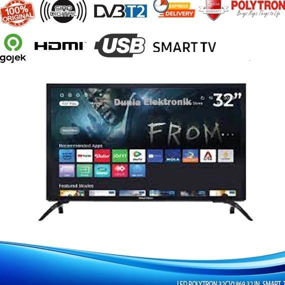 Jual [Ready Stock] Polytron Led Tv 32 In 32Cv1869 Usb Movie Hdmi Dvbt2 ...