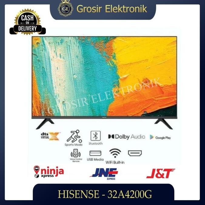 Jual [New] Hisense Led Tv 32" Inch Android Tv Digital 32A4200G | Shopee ...