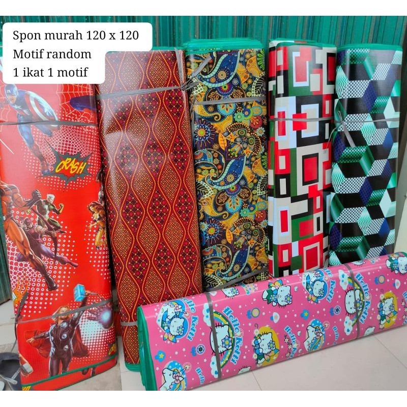 Jual karpet spons 120×120 motif random | Shopee Indonesia