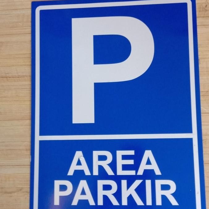 Jual Brand New!! Sign Plat K3 Rambu Safety Area Parkir Ukuran 30X40Cm ...