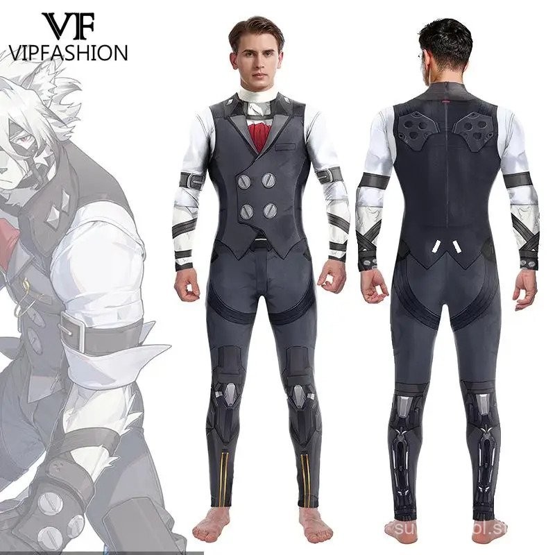 Jual Zenless Zone Zero Von Lycaon Costume Game Cosplay Jumpsuit Man ...