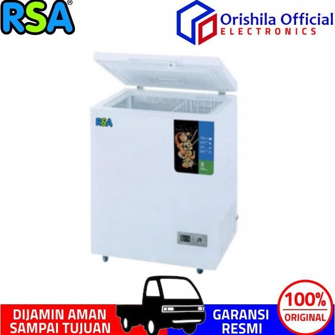Jual Baru!! Rsa Cf-110 Chest Freezer Box 100L Lemari Pembeku Cf110 100 ...