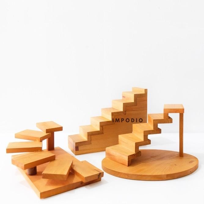 Jual Tangga Kayu Mini Showcase Product / Makanan / Photo Props Imio ...