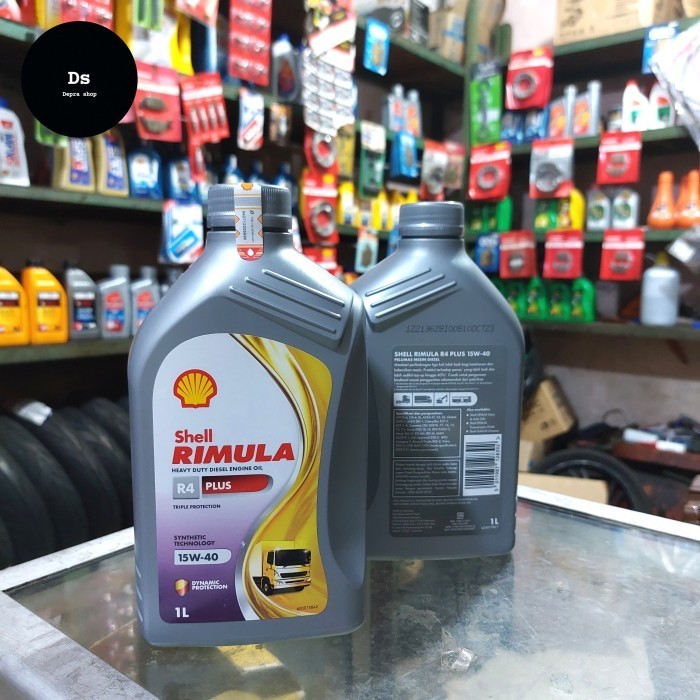 Jual SHELL RIMULA R4 PLUS 15W-40 ISI 1L DIJAMIN ORIGINAL | Shopee Indonesia