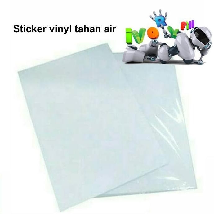 Jual TGH kertas sticker stiker glossy tahan air vinyl bisa cetak di ...