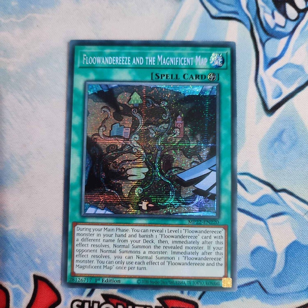 Jual yugioh floowandereeze and the magnificent map MP22 secret rare ...