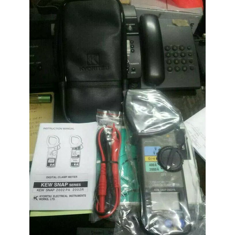 Jual Hemat Digital Clamp Meter 2002Pa/Tang Ampere Kyoritsu | Shopee ...