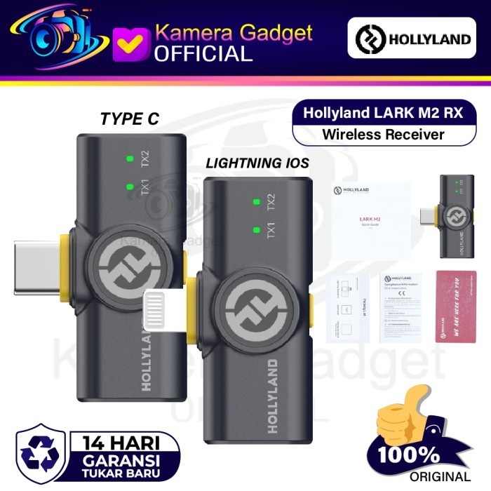 Jual Hollyland Lark M2 Rx Wireless Receiver Usb Type C / Lightning ...