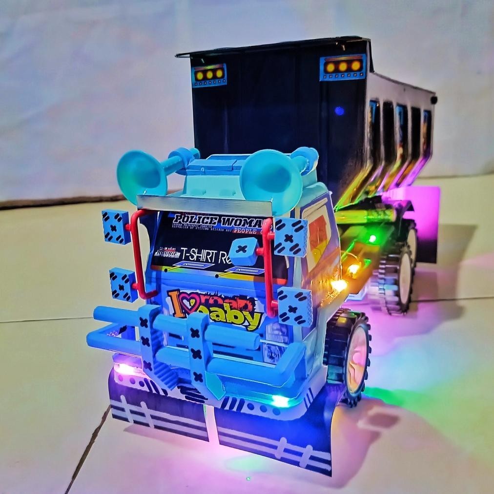 Jual Mainan Mobilan Modifikasi Truk Konstruksi Pasir Ttp 02 Keren ...