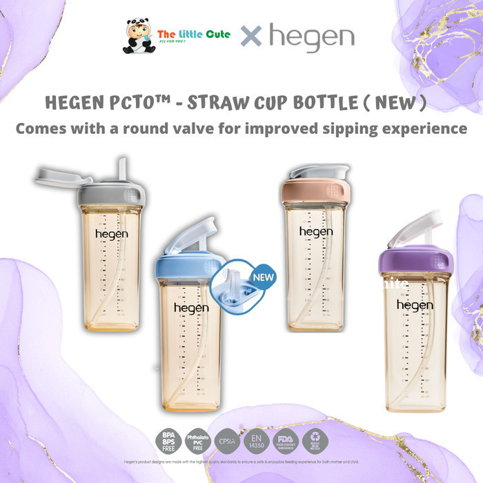 Jual Hegen PCTO Straw Cup ttle PPSU 330ml / 11oz tol Minum Anak tol Sedotan Bayi | Shopee Indonesia