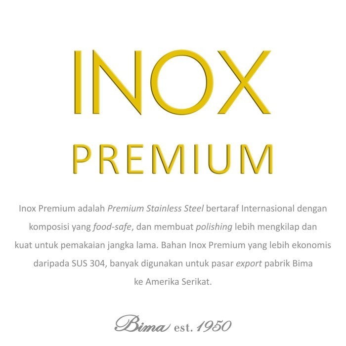 Jual Pengukus Bima Prima Steamer Set 24Cm Inox Premium + Free 1 Sendok ...