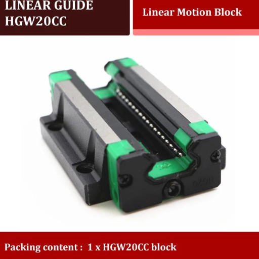 Jual Hgw20Cc Hgw 20 Cc Hgw 20Cc Linear Bearing Block Motion Ball Cnc ...