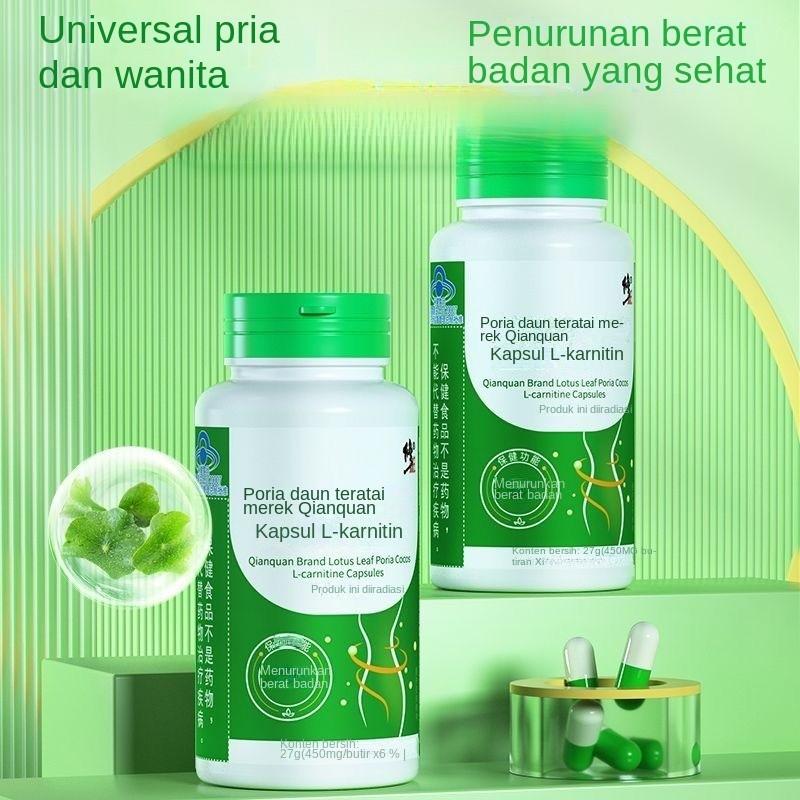 Jual Lotus Leaf Poria Cocos L-Carnitine Capsules/Coffee Slimming Leg ...