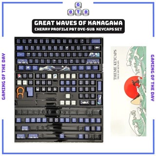 Jual Great Wave Of Kanagawa Keycaps By Gotd Cherry Profile Japanese ...