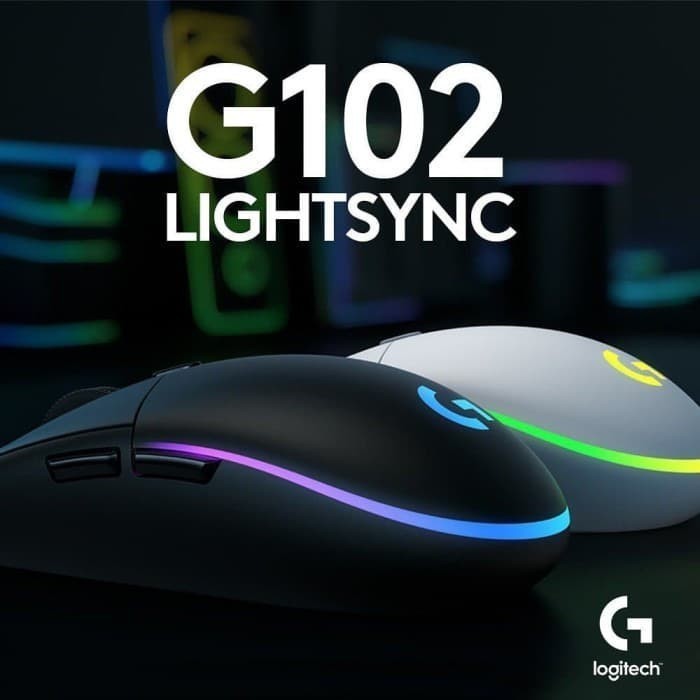 Jual (stok terbaru) Logitech G102 V2 Lightsync RGB Gaming Mouse ...