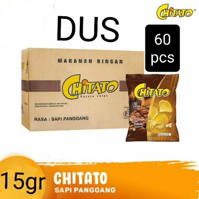 Jual Chitato 15gr Rasa Sapi Panggang Perdus 60pcs | Shopee Indonesia