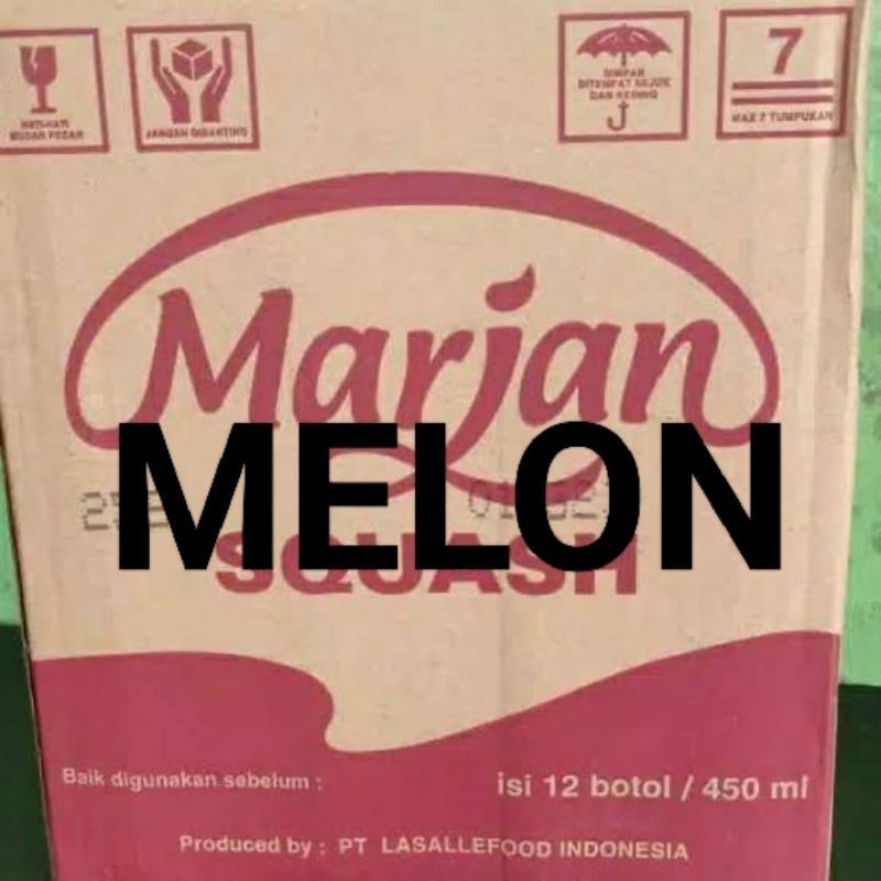 Jual Sirup Marjan Squash Melon Isi 12 Botol | Shopee Indonesia