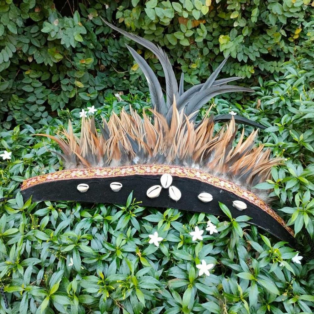 Jual Hiasan Kepala Topi Adat Papua Kerang | Shopee Indonesia