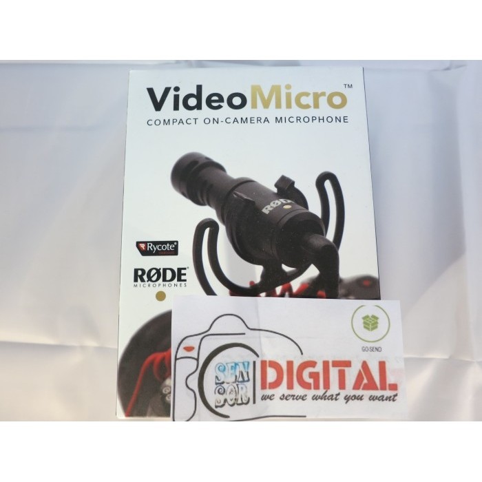 Jual Rode Video Micro Compact On-Camera Microphone For Dlsr Nikon ...