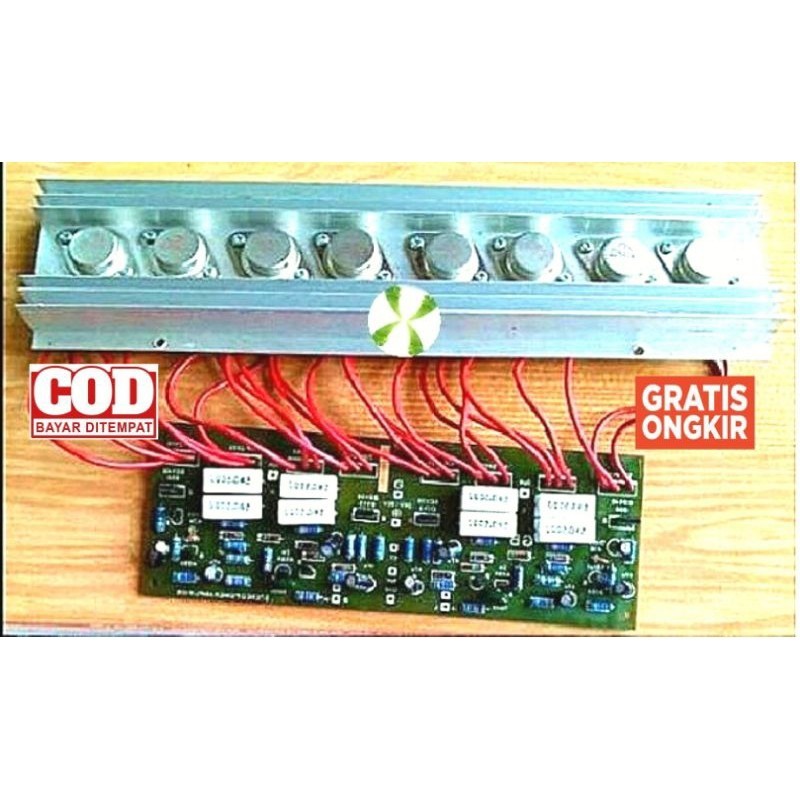 Jual Kit Power Amplifier Ocl 300W Stereo 8 Tr Final Class Ab | Shopee ...