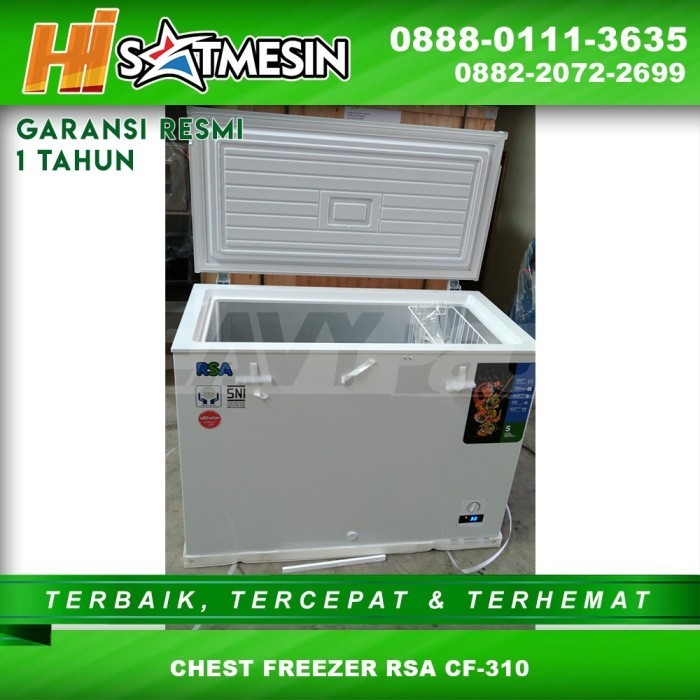 Jual Chest Freezer Pembeku Makanan RSA CF-310 Kulkas Daging 310 Liter ...