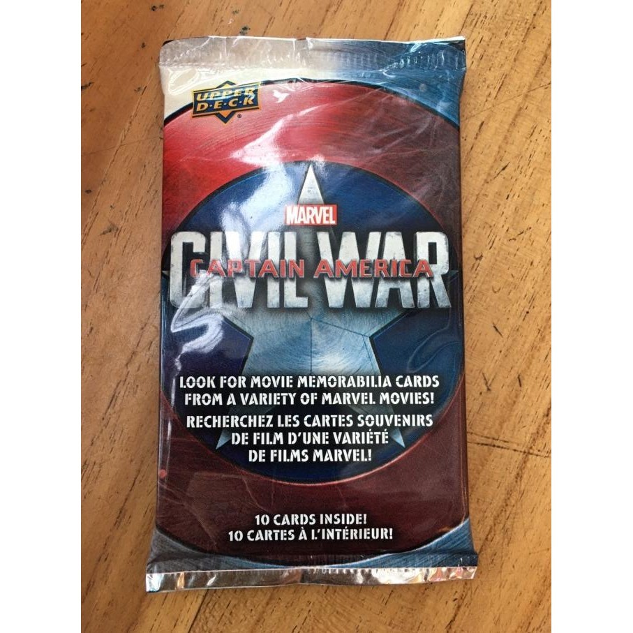 Jual KARTU MARVEL CAPTAIN AMERICA CIVIL WAR PACK (10 KARTU) GARANSI ...