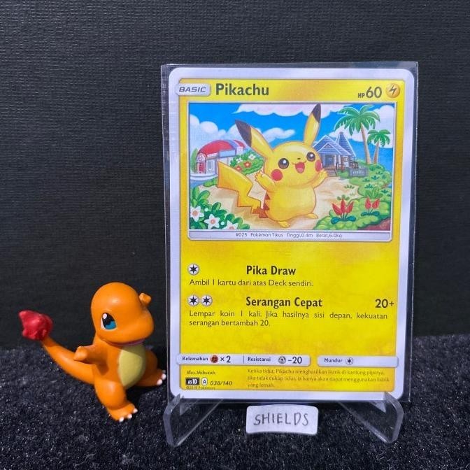 Jual POKEMON TCG INDONESIA - PIKACHU AS1D C 038/140 PIKA DRAW DISKON ...