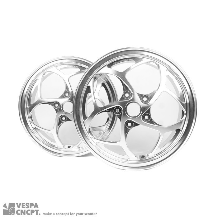 Jual Ready VELG MOS GLOBAL FORGED WHEEL CHROME VESPA SPRINT PRIMAVERA ...