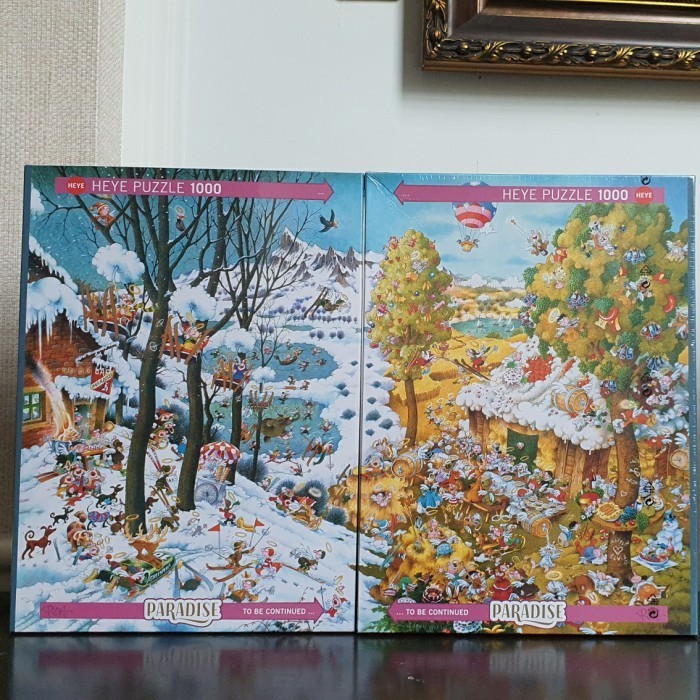 Jual Aru Heye Cartoon Puzzle 2 X 1000 (2000 Pcs) By Ryba Winter And ...