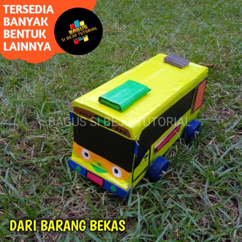 Jual MOBIL MOBILAN BUSWAY DARI KARDUS SEBAGAI MINIATUR TUGAS PRAKTEK ...