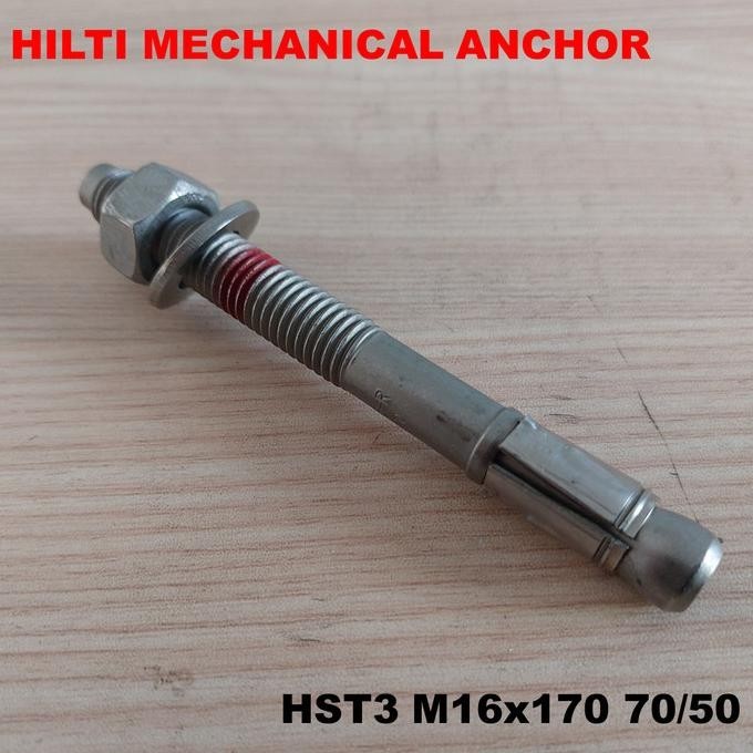 Jual DYNABOLT HILTI HST3 M16 X 170MM WEDGE ANCHOR ITEM NUMBER 2105860 | Shopee Indonesia