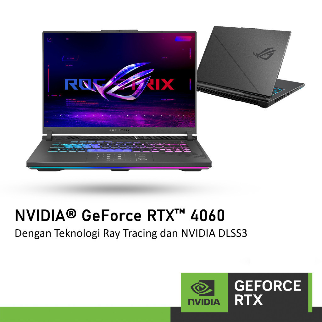 Jual ASUS ROG STRIX G16 G614JVR GeForce RTX™ 4060 8GB i9 14900HX - 16GB ...