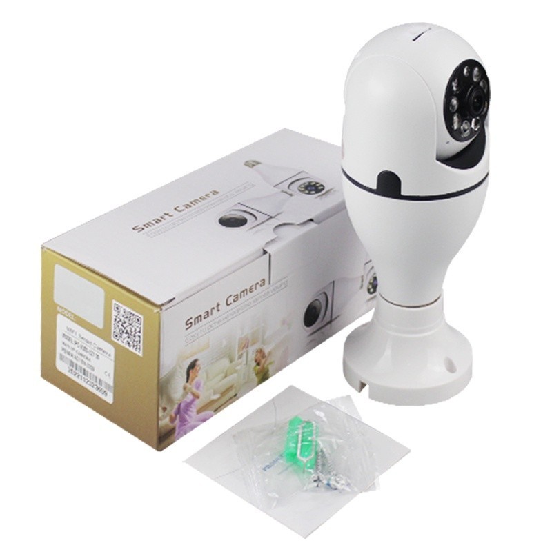 Jual NEW SERIES LAMP PTZ WIFI SMART CAMERA 720P - E27 [V380PRO] PANTAU ...