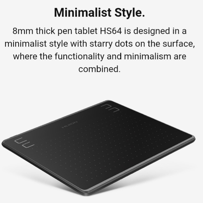 Jual Huion Hst640 Hs64 Pen Tablet Graphic Drawing Android Pc Alt H430P ...