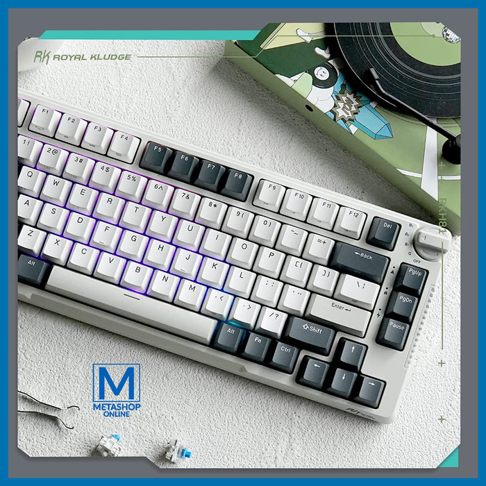 Jual Royal Kludge Rk H81 Wireless Mechanical Keyboard Gaming Rgb ...