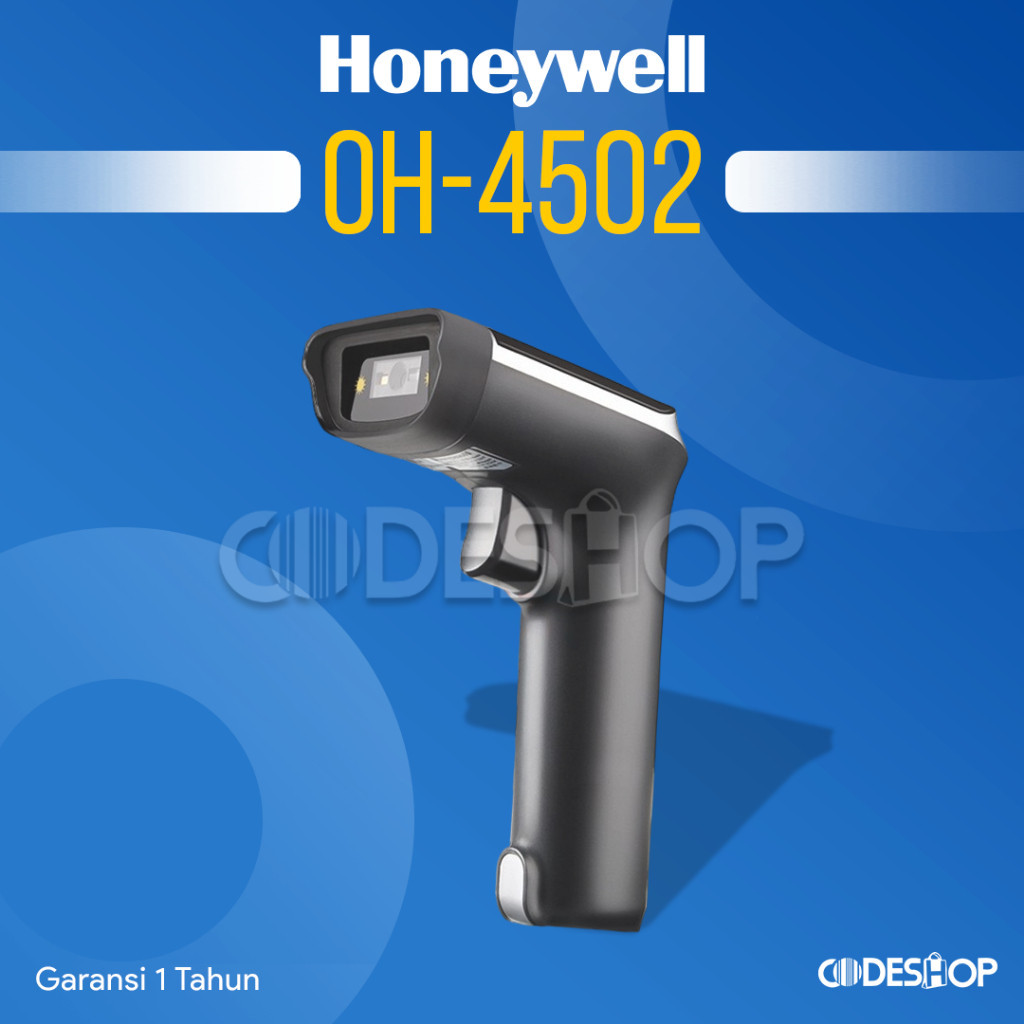 Jual Barcode Scanner HONEYWELL OH4502 Wireless ( 1D & 2D ) QR Code ...