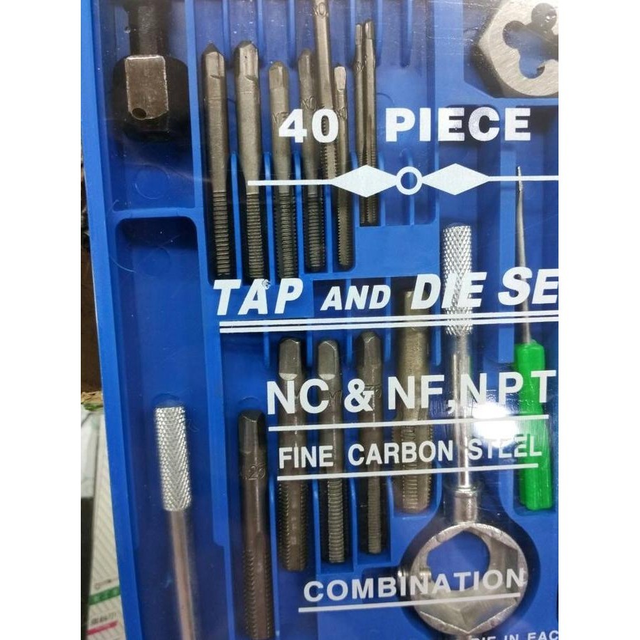 Jual Tap Senai Set 40 Pcs / Tap Dan Senai Set 40 Pcs / Tap Set / Senai ...