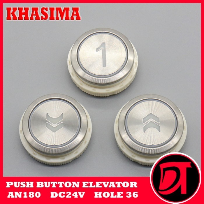Jual Ready Tombol Lift / Elevator Push Button Lift AN180 AN170 MTD170 ...