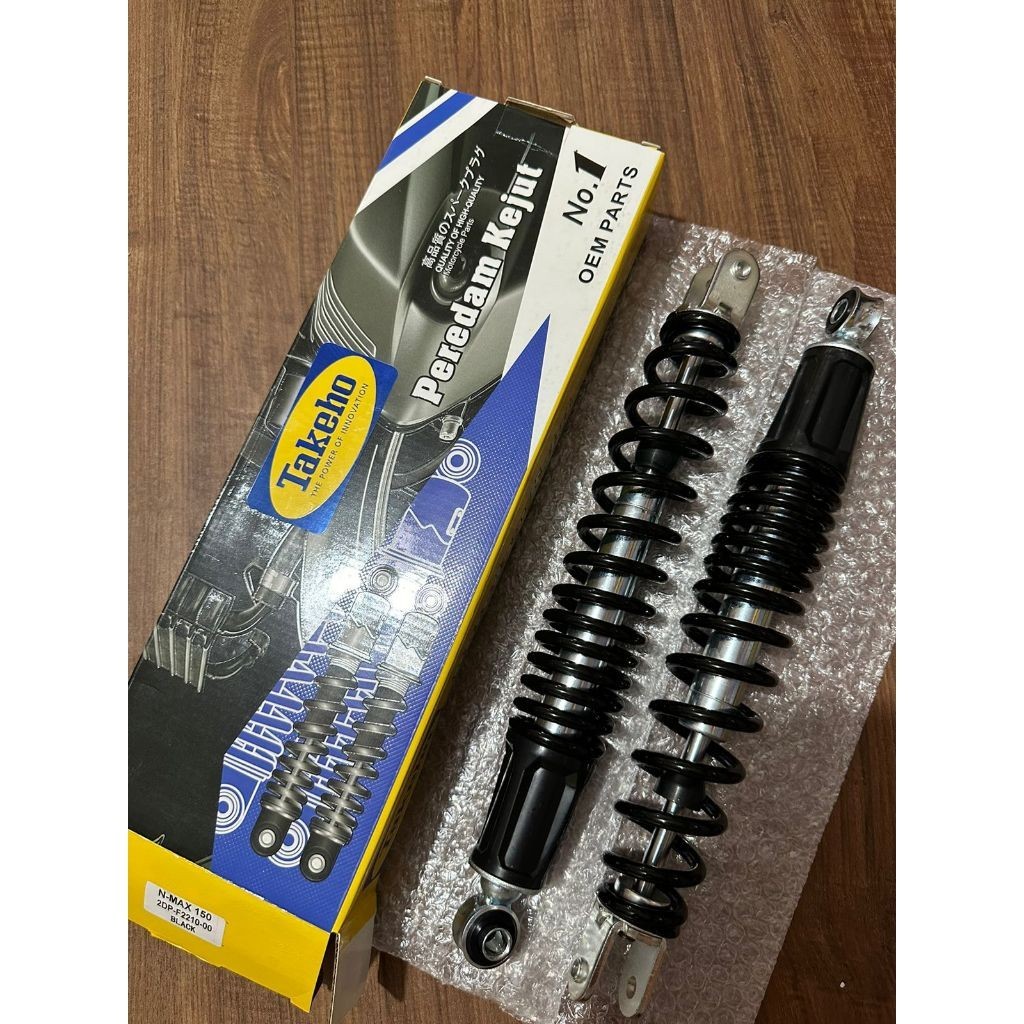 Jual ( TAKEHO BLACK ) Shockbreaker Nmax 150 Shock Absorber Belakang ...