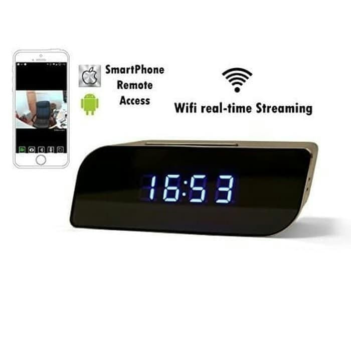 Jual Spy Camera Digital, Desk Clock Wifi V2 | Shopee Indonesia