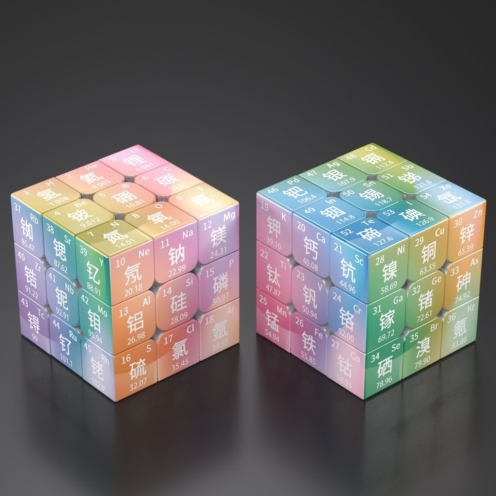 Jual Periodic Table of Elements Creative Third-Stage Fourth-Stage Rubik ...