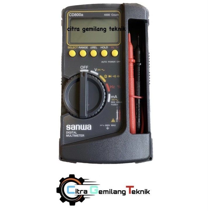 Jual Multi Tester Digital Sanwa Cd800A Digital Multimeter Japan ...