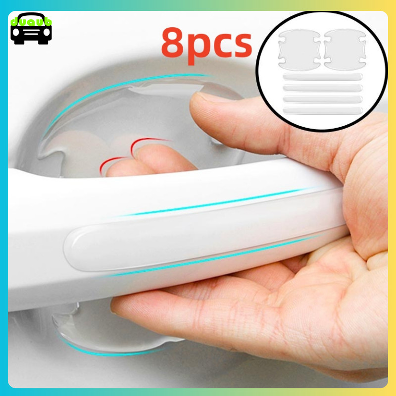 Jual 8Pcs/Set Mobil Pegangan Pintu Film Pelindung Anti Lecet Gores ...