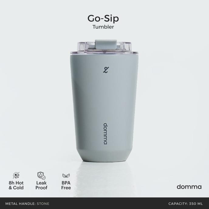 Jual [Domma] 350 ml Go-Sip Tumbler Double Wall Stainless Steel ...