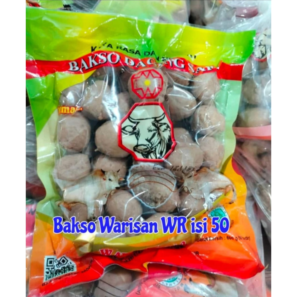 Jual Bakso Warisan Ekonomis WR isi 50 butir | Shopee Indonesia
