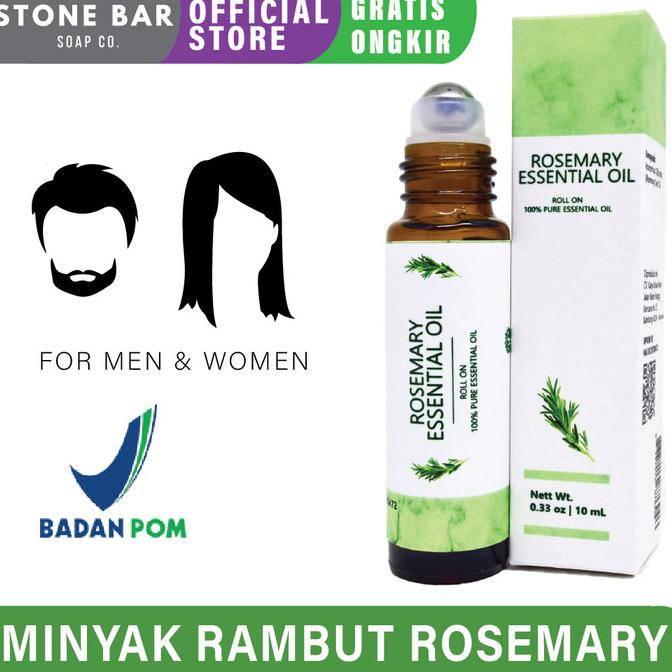 Jual STONEBAR Rosemary Oil - Minyak Rambut Rontok |Tumbuh Alami Sehat ...
