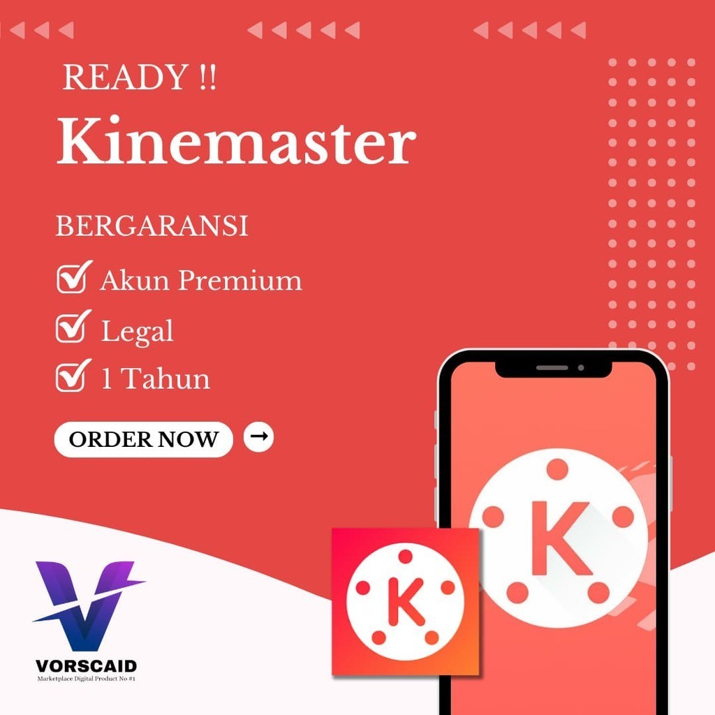 Jual KineMaster Premium 1 Tahun Murah Bergaransi [IOS / Android] | Shopee Indonesia