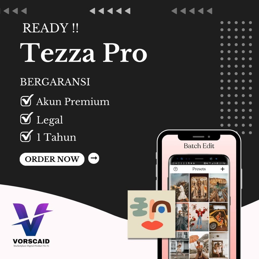 Jual Tezza Pro Fullpack Fillter Photo 1 Tahun Legal Full Garansi (Bisa Foto & video) | Shopee ...
