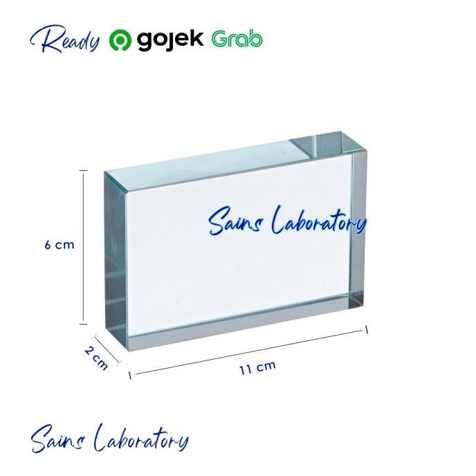 Jual BALOK KACA PLAN PARALEL GLASS BOX OPTICAL GLASS BRICK KACA PERSEGI ...
