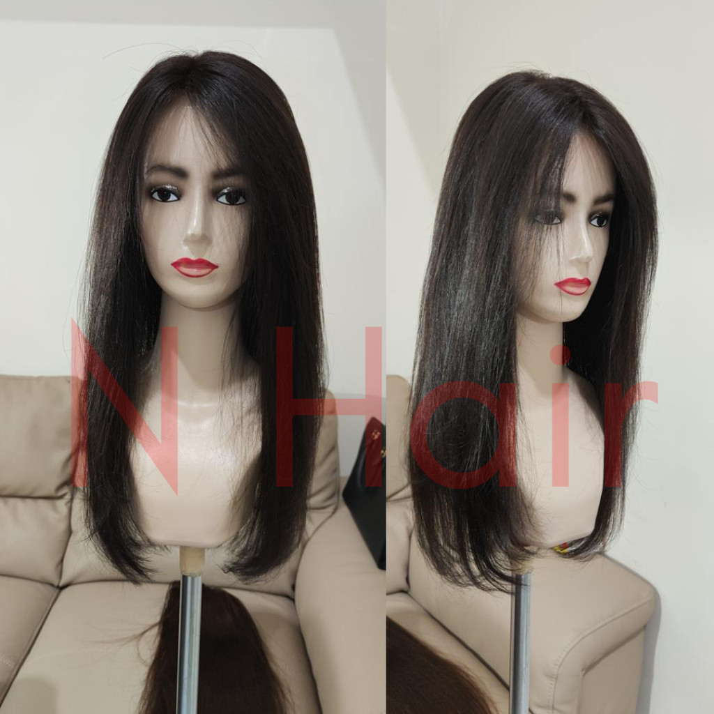Jual WIG PREMIUM FULL LACE AKAR SAMPAI BELAKANG Rambut Asli Panjang ...